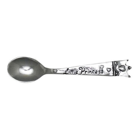 Mary B Decorative Art | Other | Pewter Little Princess Crown Baby Spoon ...